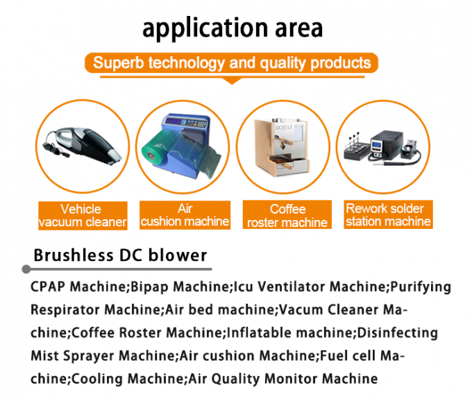 24VDC CPAP Blower Mini Centrifugal Air Blower Fan 60mm Diameter