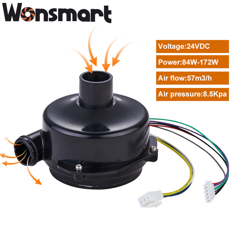 24V Small Sized Brushless DC Blower Three Phase Motor NMB Ball Bearings ...